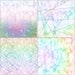 Rainbow Marble Glitter Digital Papers Rainbow Digital - Etsy
