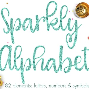 Mint Alphabet Clipart, Mint Font Clipart, Mint Green Foil Alphabet ...