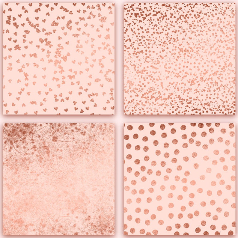 Rose Gold Abstract Papers, Rose Gold Textures, Rose Gold Background ...
