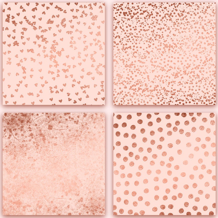 Rose Gold Abstract Papers Rose Gold Textures Rose Gold - Etsy