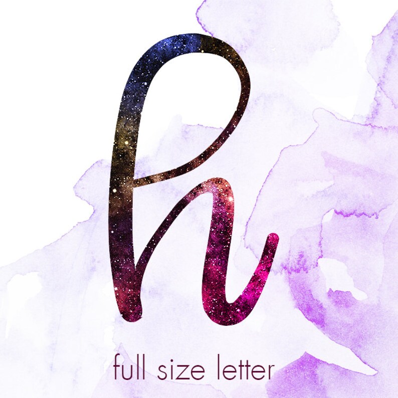 Galaxy Alphabet Clipart, Galactic Font Clipart, Cosmic Letters Clipart ...