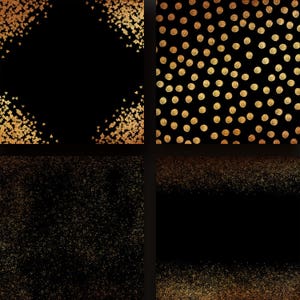 Gold Abstract Paper Pack, Gold Textures, Gold Background, Printable ...