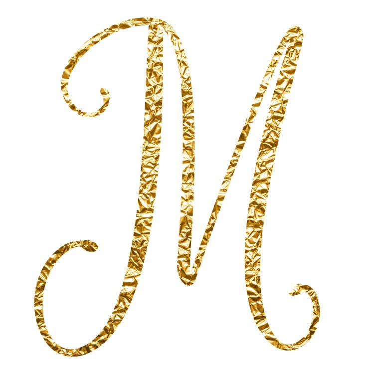 Metallic Alphabet Gold Alphabet Clipart Gold Foil Alphabet - Etsy
