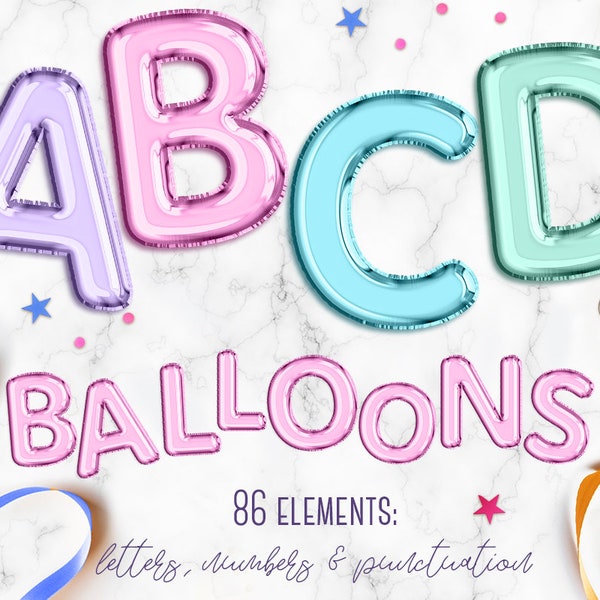 Helium Letter Balloons - Etsy