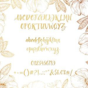 Gold Alphabet Clip Art, Gold Foil Alphabet, Gold Letters, Gold Numbers ...