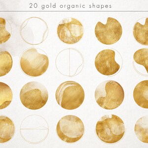 Gold Design Elements Clipart, Organic Design Elements for Logo ...
