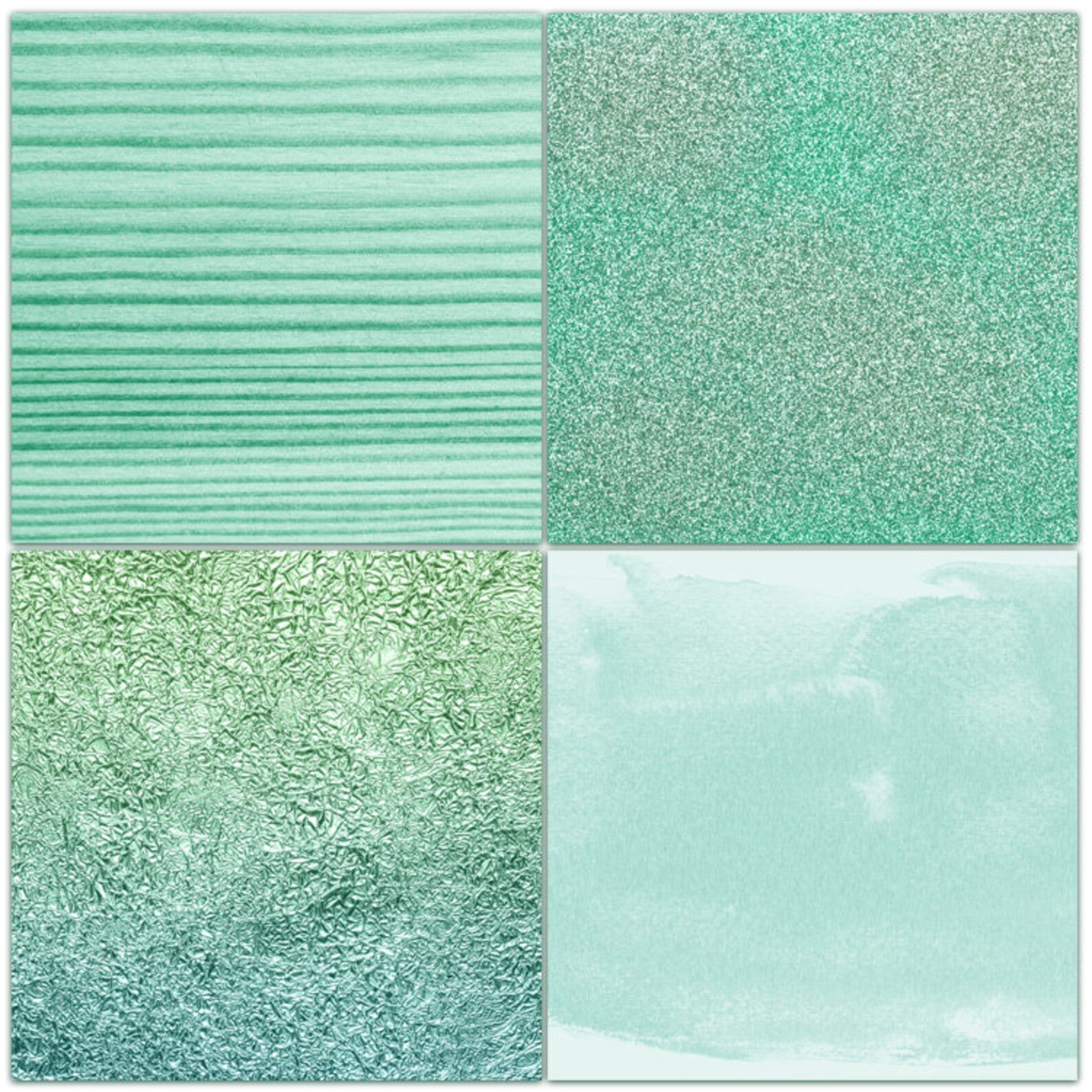 Mint Green Abstract Papers Mint Digital Paper Pack Mint | Etsy