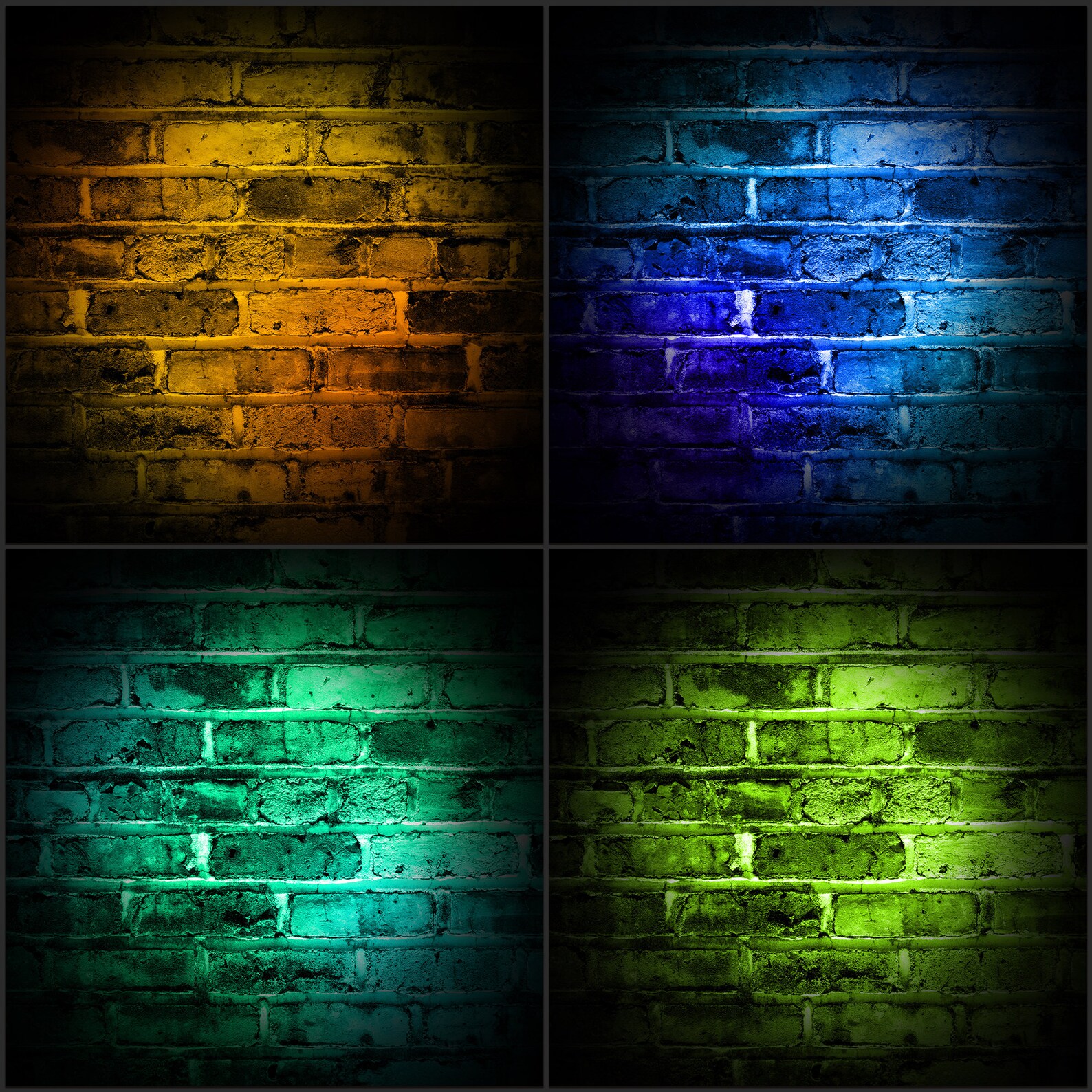 Neon Brick Digital Paper Clipart Neon Brick Wallpaper Neon - Etsy UK