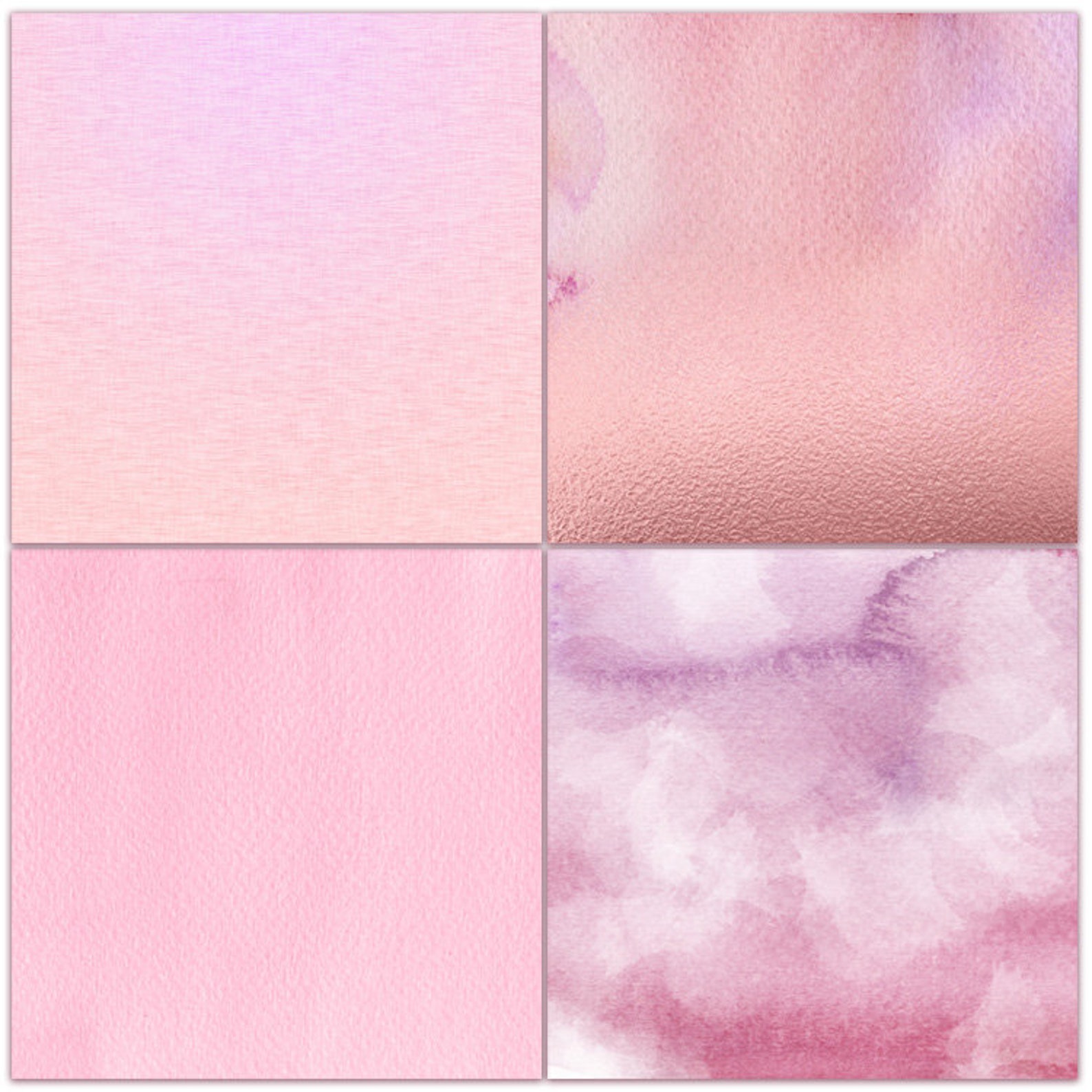 Blush Digital Papers Pink Digital Paper Pack Blush Textures | Etsy