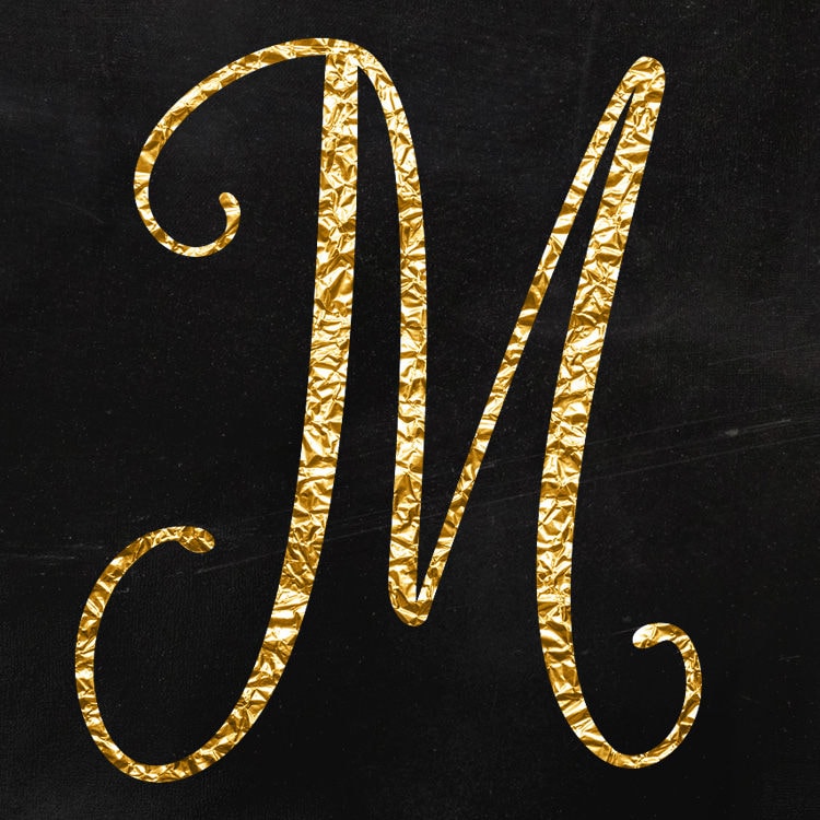 Metallic Alphabet Gold Alphabet Clipart Gold Foil Alphabet - Etsy