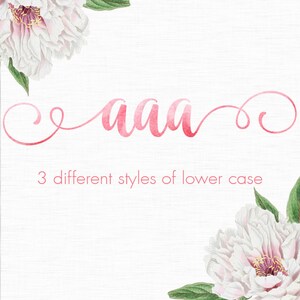 Buy 3 Pay for 2, Pink Watercolor Alphabet Clipart, Watercolor Letters ...