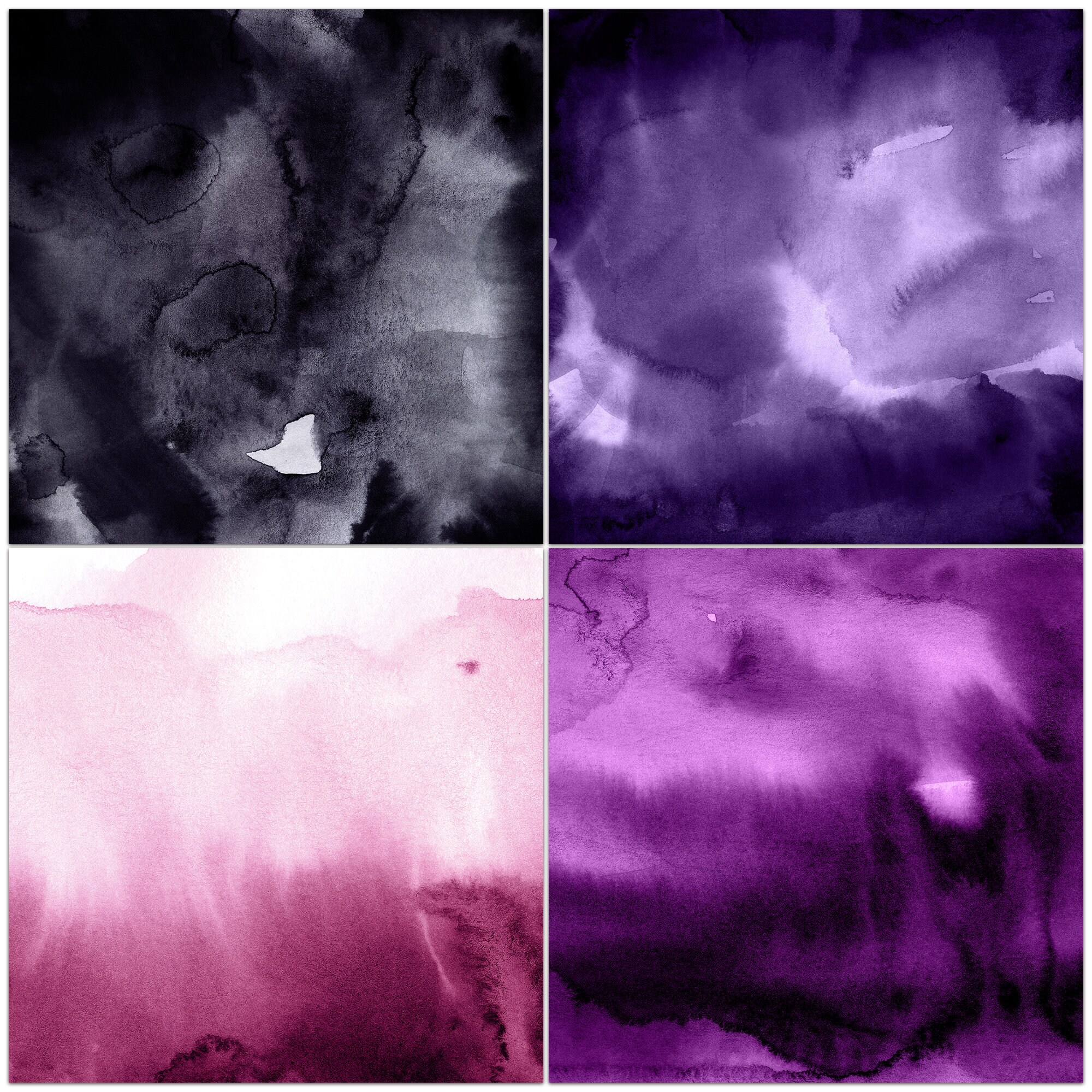 Halloween Digital Paper Pack Watercolor Textures Watercolor - Etsy