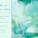 Turquoise Watercolor Digital Paper, Watercolor Paint, Watercolor ...