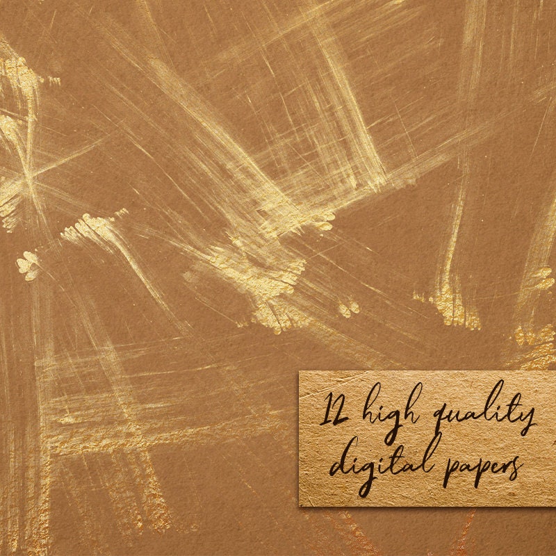 Gold Abstract Textures Gold Digital Paper Gold Wallpaper - Etsy