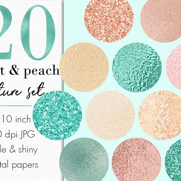 Pink and Mint Green Wallpaper - Etsy