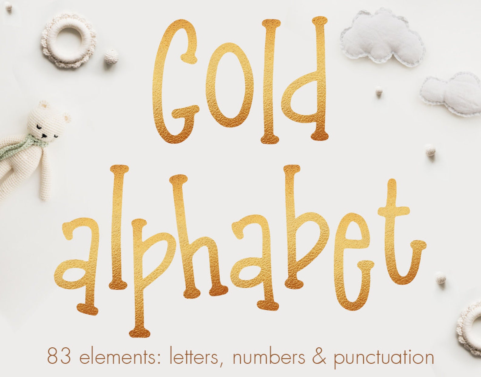 Gold Alphabet Clipart Gold Font Clipart Gold Foil Alphabet | Etsy