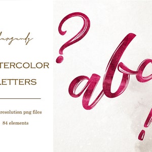 Burgundy Alphabet Clip Art, Red Alphabet Clipart, Font Clipart ...