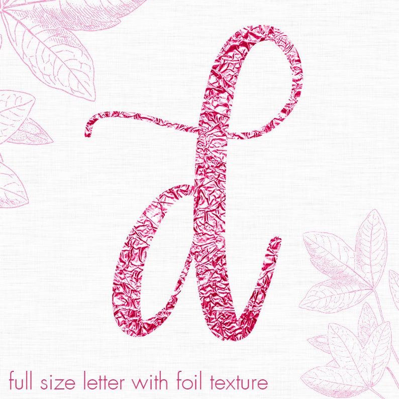 Pink Metallic Alphabet Clipart Pink Font Lower Case Letters | Etsy