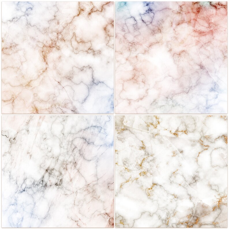 Marble digital paper pack Marble with gold glitter Marble | Etsy