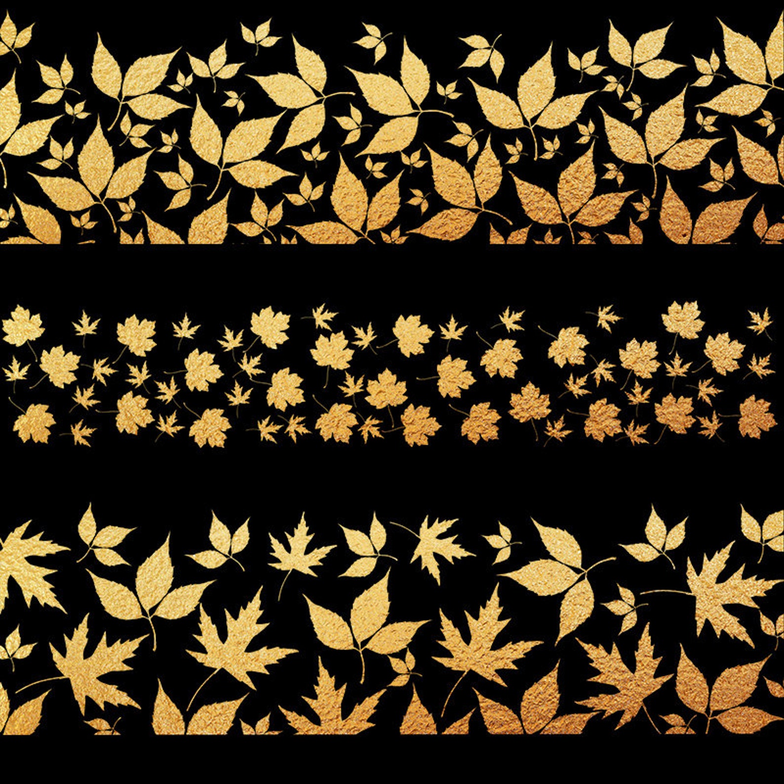 Gold leaf overlays Gold leaves clipart Autumn leaves clip | Etsy