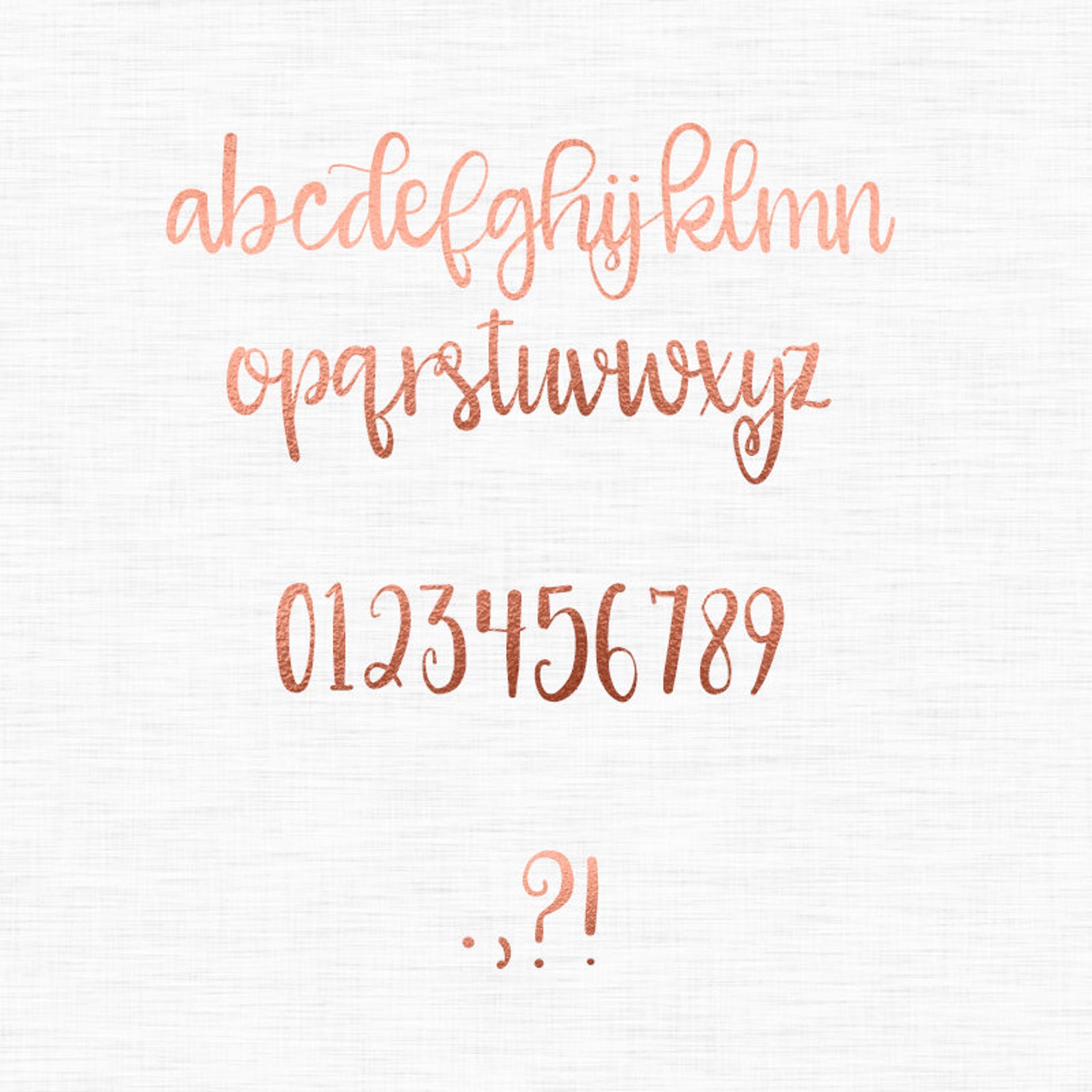Rose Gold Alphabet Clipart Rose Gold Font Lower Case - Etsy