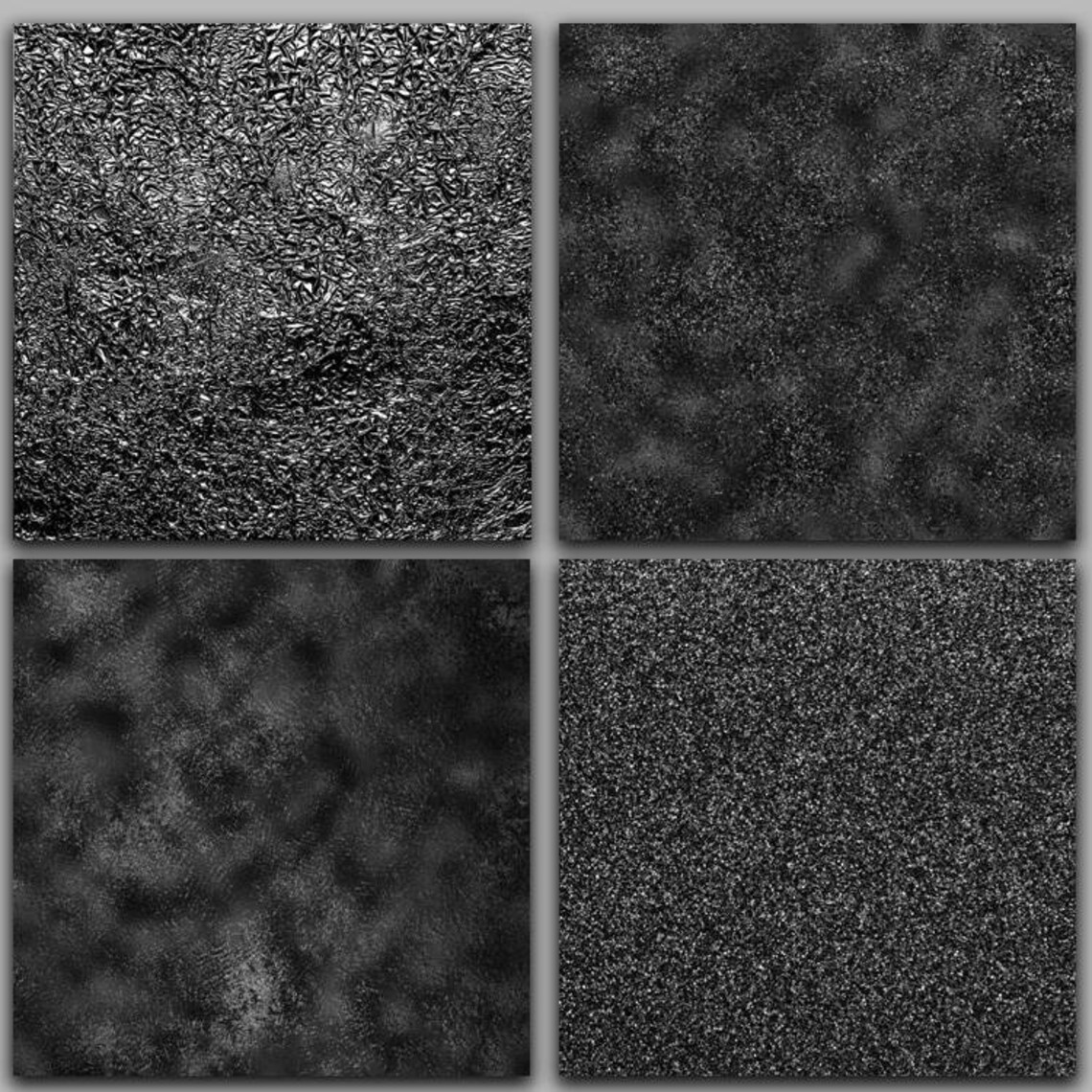 Black Metallic Paper Pack, Black Glitter Paper, Black Patterns, Black ...