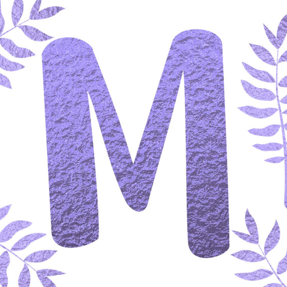 2018 Ultra Violet Alphabet Violet Foil Alphabet Clipart | Etsy