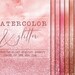 Glitter Watercolor Digital Paper Clipart, Ombre Paper Pack, Glitter ...