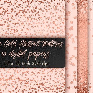 Rose Gold Abstract Papers, Rose Gold Textures, Rose Gold Background ...