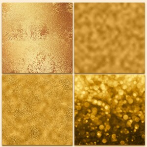 Gold Digital Paper Clipart, Gold Patterns, Gold Texture, Gold ...