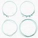 Mint Round Frames Clipart, Mint Circles Clipart, Circle, Frame Overlays ...
