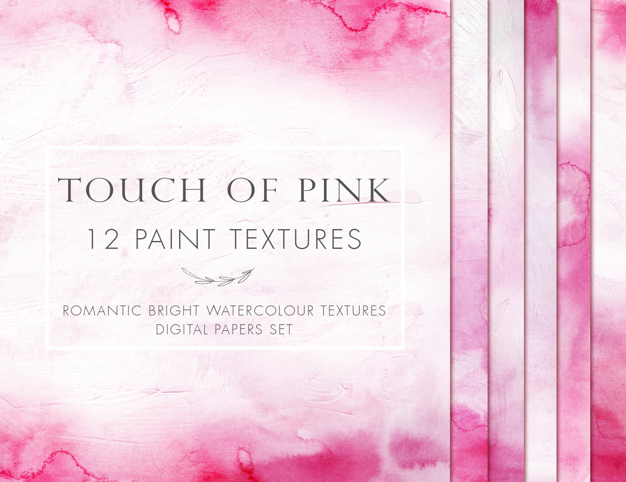 Pink Watercolor Ombre Digital Papers Watercolor Wallpaper - Etsy