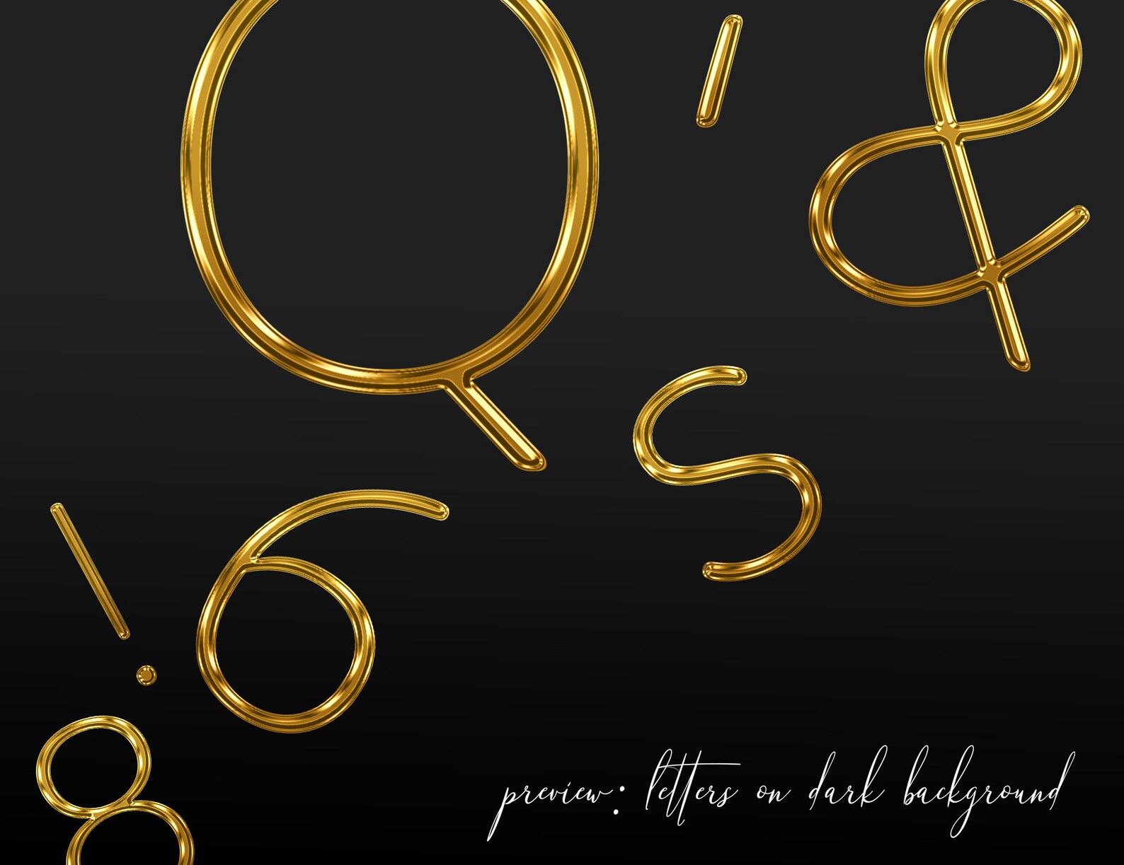 Liquid Gold Letters Clipart Gold Alphabet Gold Font Clip - Etsy