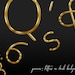 Liquid Gold Letters Clipart, Gold Alphabet, Gold Font Clip Art, Gold ...