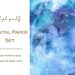 Galaxy Watercolor Digital Papers, Watercolor Galaxy Wallpaper, Cosmic ...