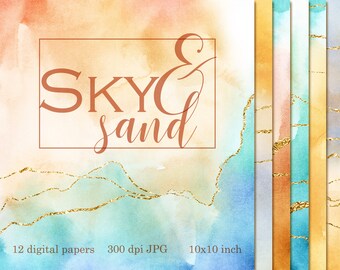 Sand Digital Paper - Etsy