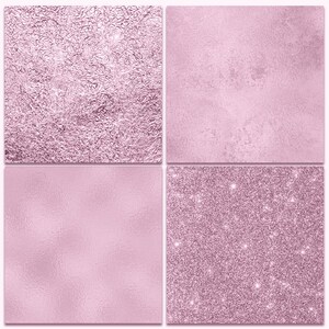 Pink Metallic Paper Pack, Pink Glitter Paper, Pink Patterns, Pink ...
