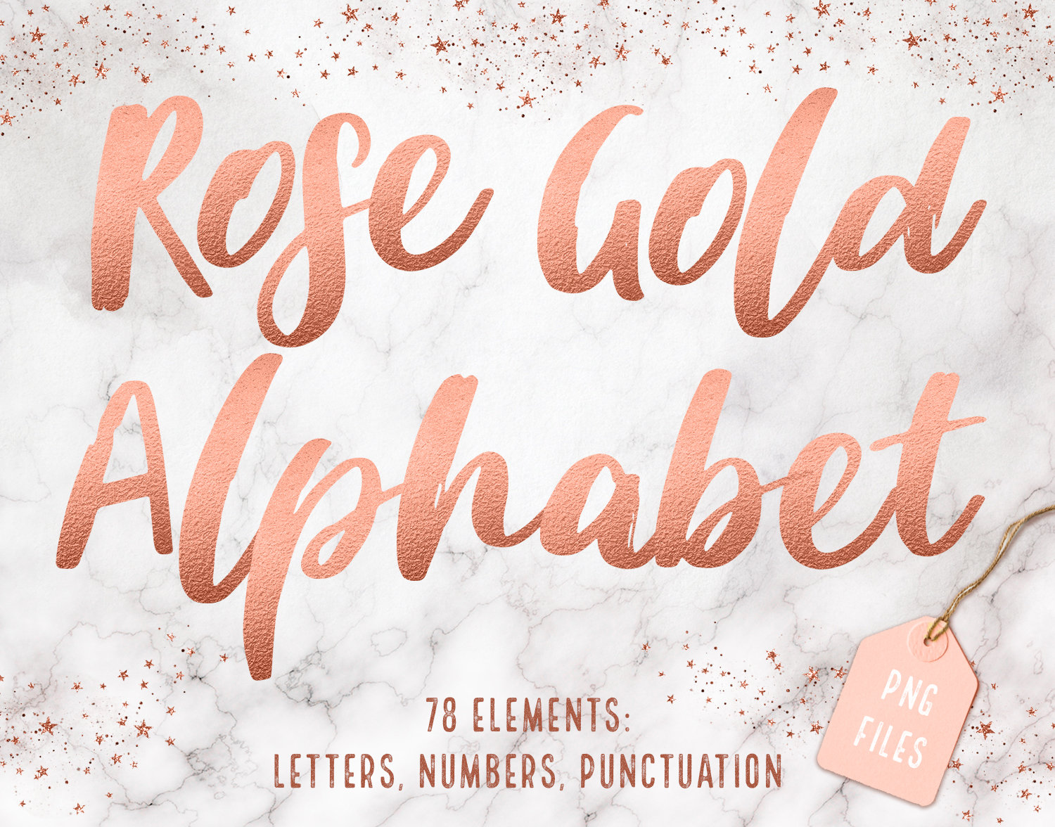 Rose Gold Font Clipart Rose Gold Alphabet Clipart Rose Gold - Etsy UK