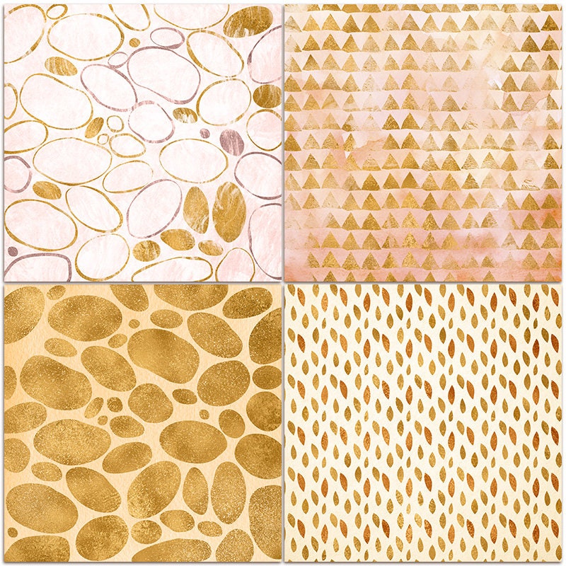 Gold Abstract Textures Gold Digital Paper Gold Wallpaper - Etsy