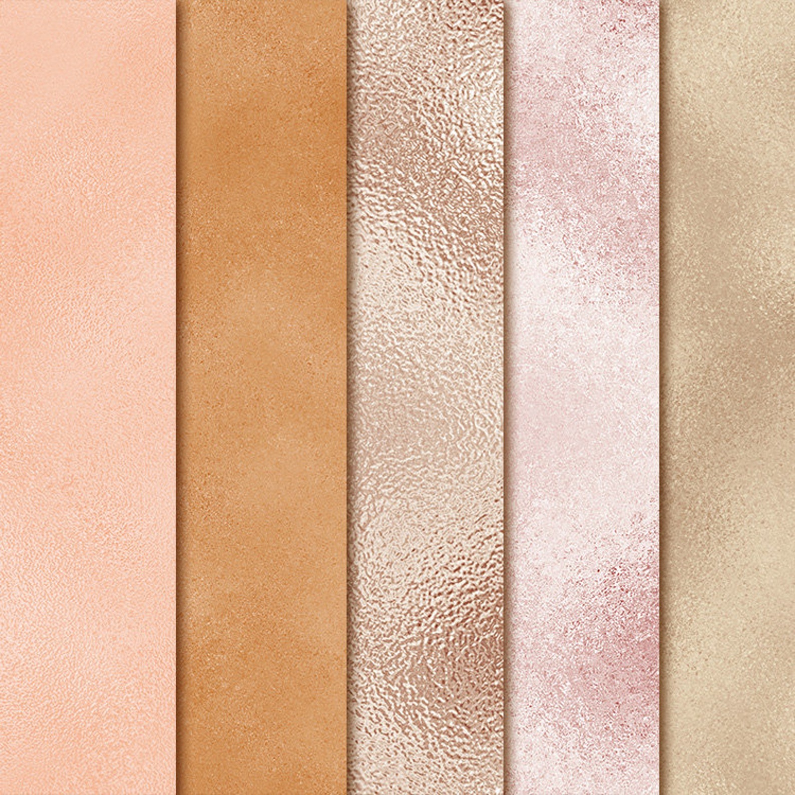 Metallic Texture Set Black Textures Clipart Beige Digital | Etsy