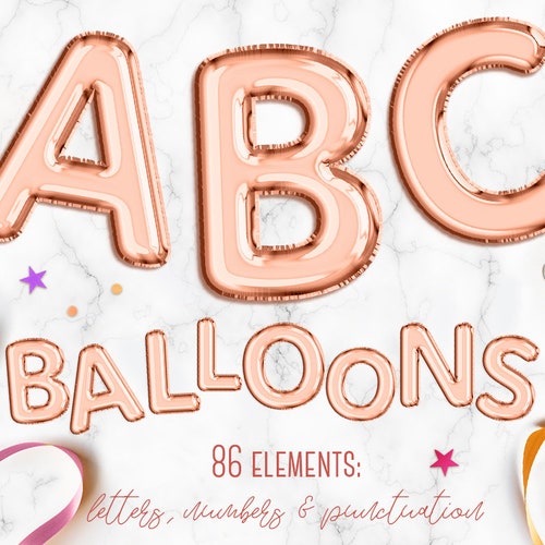 Rose Gold Foil Alphabet Clipart. Crumpled Gold Foil Letters - Etsy
