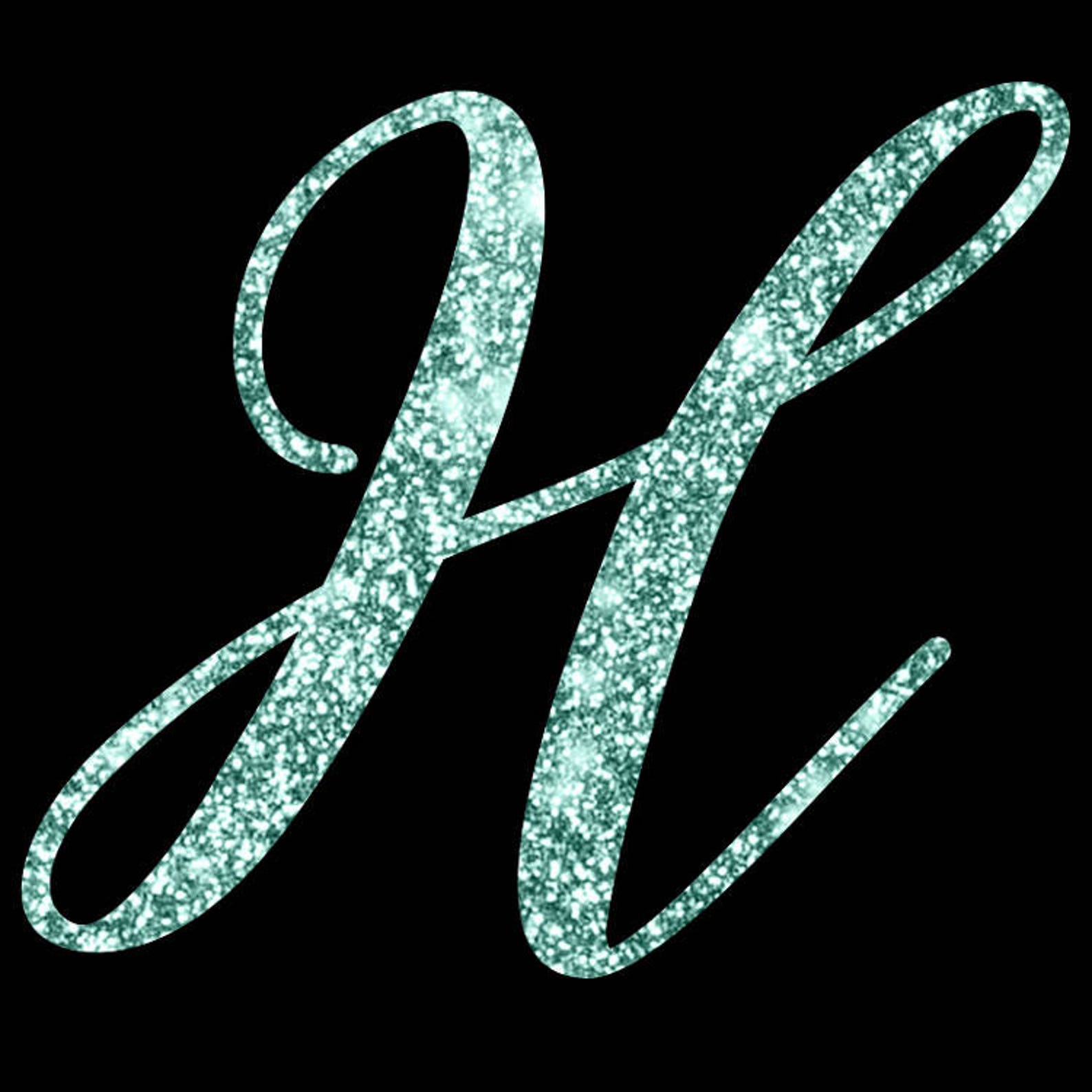 Buy 3 Pay for 2 Mint Font Mint Glitter Alphabet Clipart - Etsy