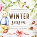 Hand Painted Watercolor Clipart, Christmas Clipart, Watercolour ...