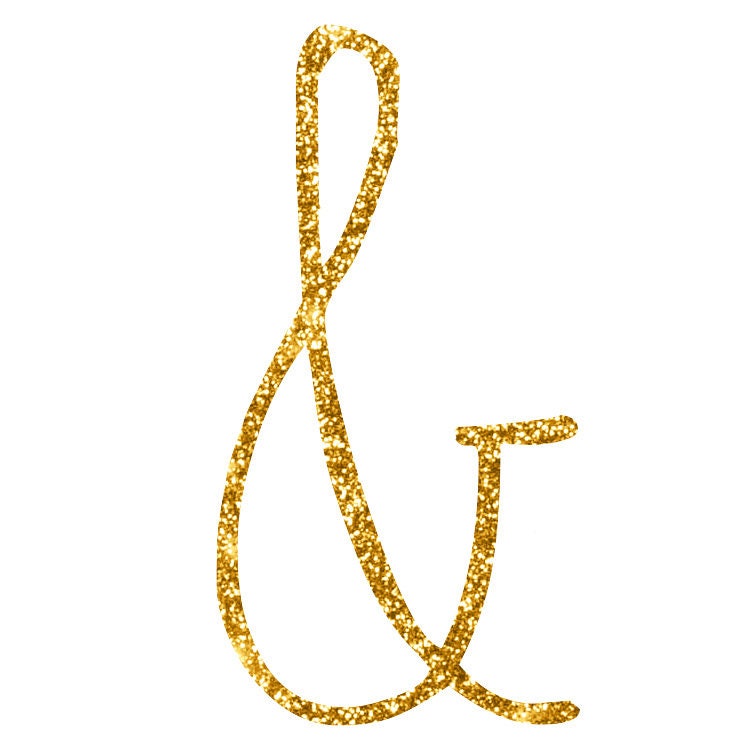 Gold Alphabet Clip Art Gold Glitter Alphabet Gold Letters - Etsy