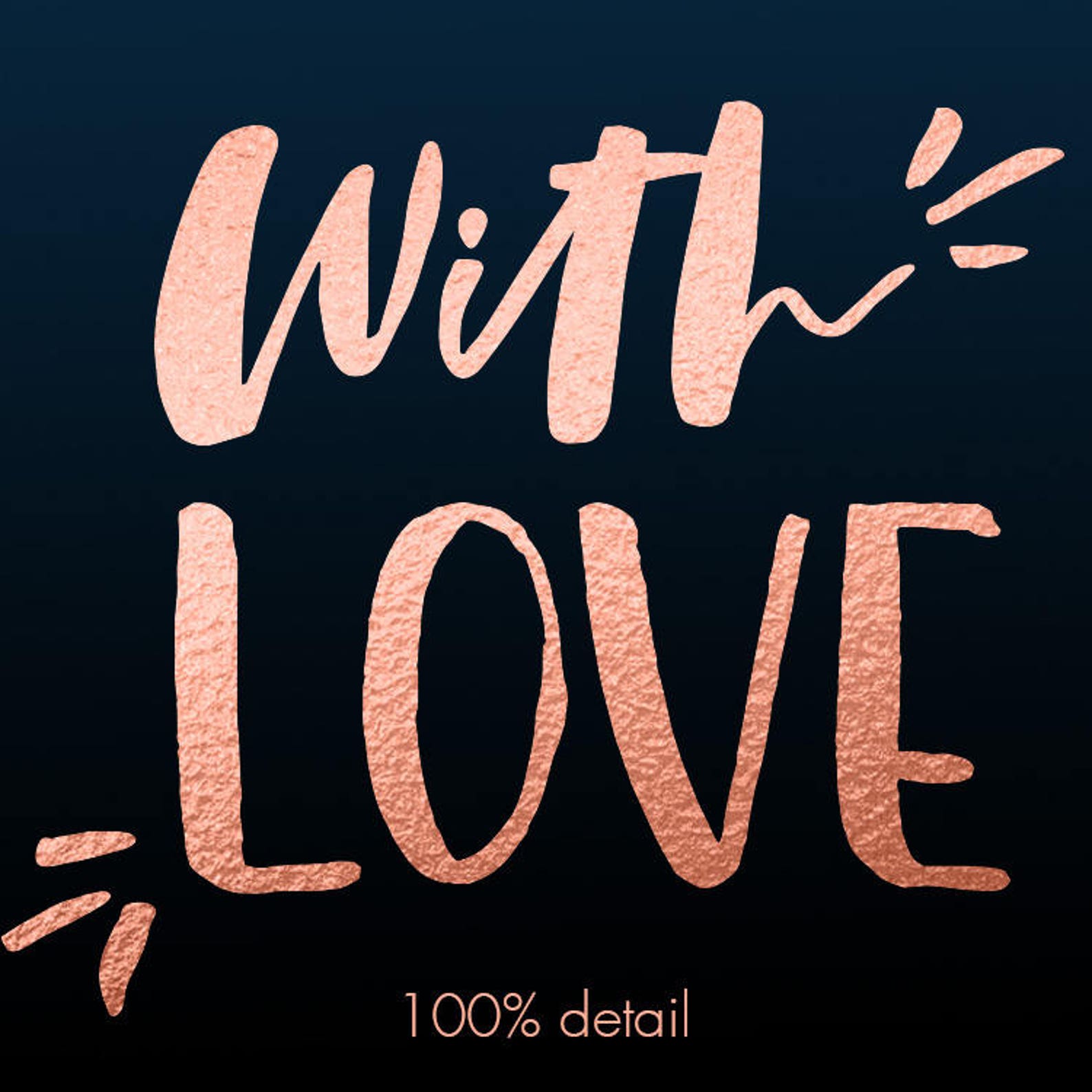 Rose Gold Design Elements Rose Gold Foil Elements Metallic - Etsy