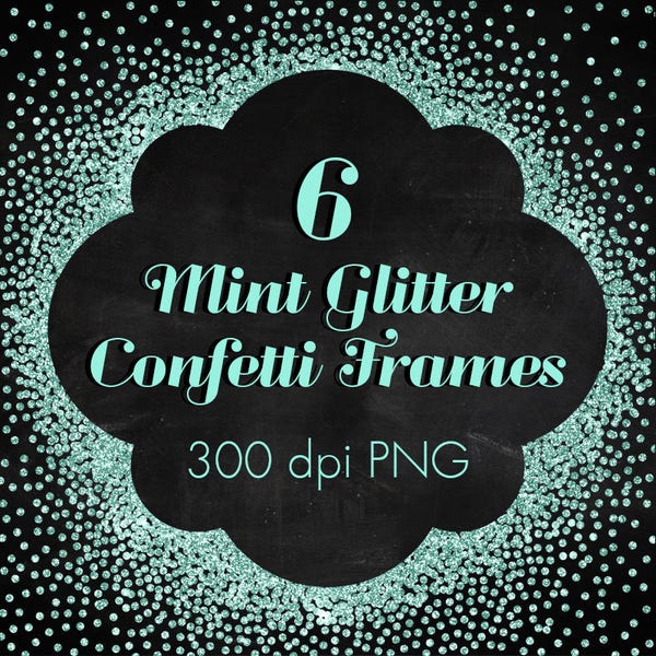 Sparkly Frames - Etsy