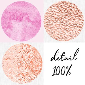 Rose Gold Textures, Pink Digital Paper Clipart, Rose Gold Digital Paper ...