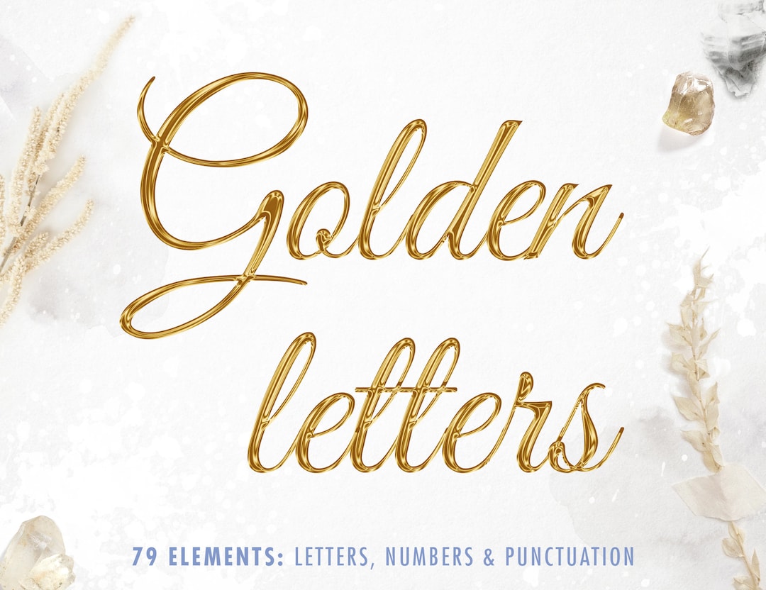 Golden Letters Clipart, Gold Alphabet, Liquid Font Clip Art, Gold Foil ...