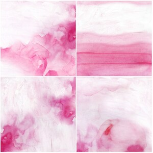 Pink Watercolor Ombre Digital Papers, Watercolor Wallpaper, Paper Pack ...