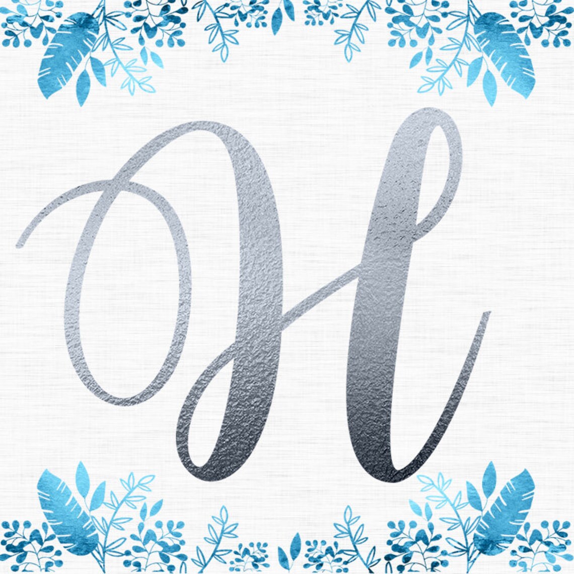 Silver Font Silver Alphabet Clipart Silver Foil Alphabet - Etsy